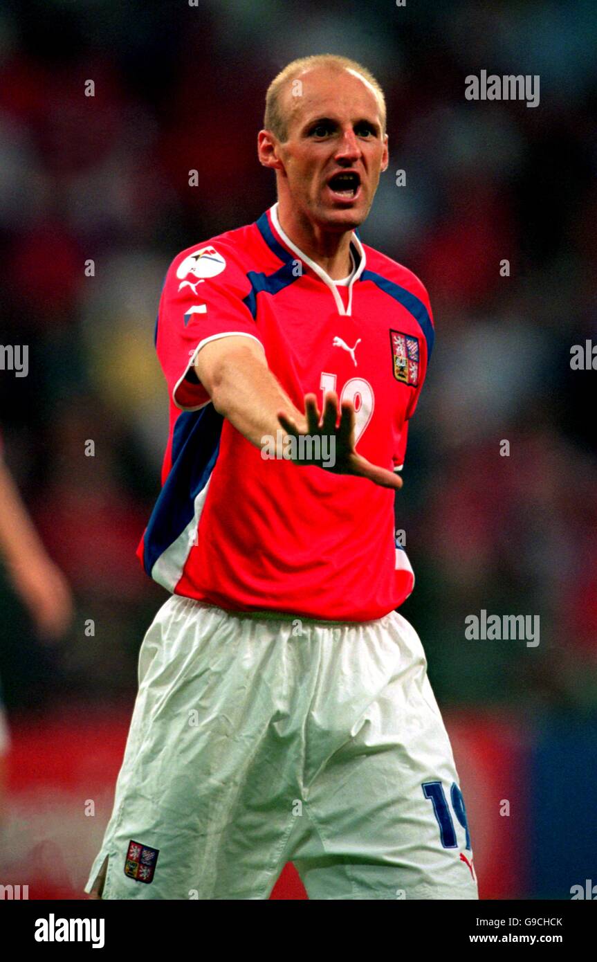 Soccer - Euro 2000 - Group D - Denmark v Czech Republic Stock Photo - Alamy