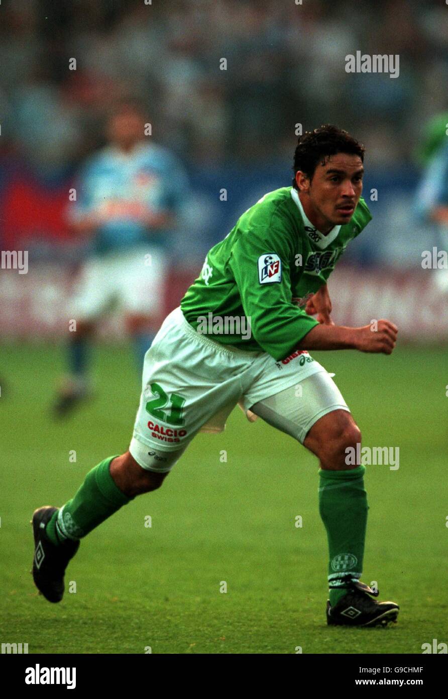French Soccer - Premiere Division - Strasbourg v St Etienne. Alex Dias ...