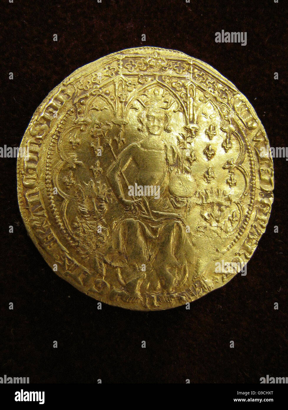 A rare Edward III Gold Double Florin, also known as a Double Leopard ...
