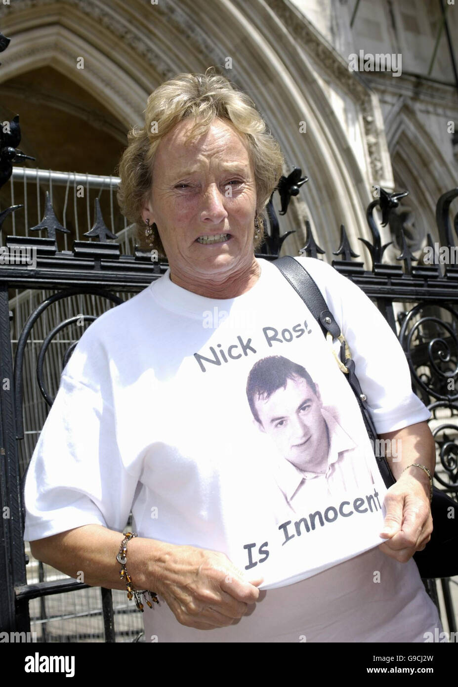 Doris Brown brandishes her campaign t-shirt after hearing that her ...
