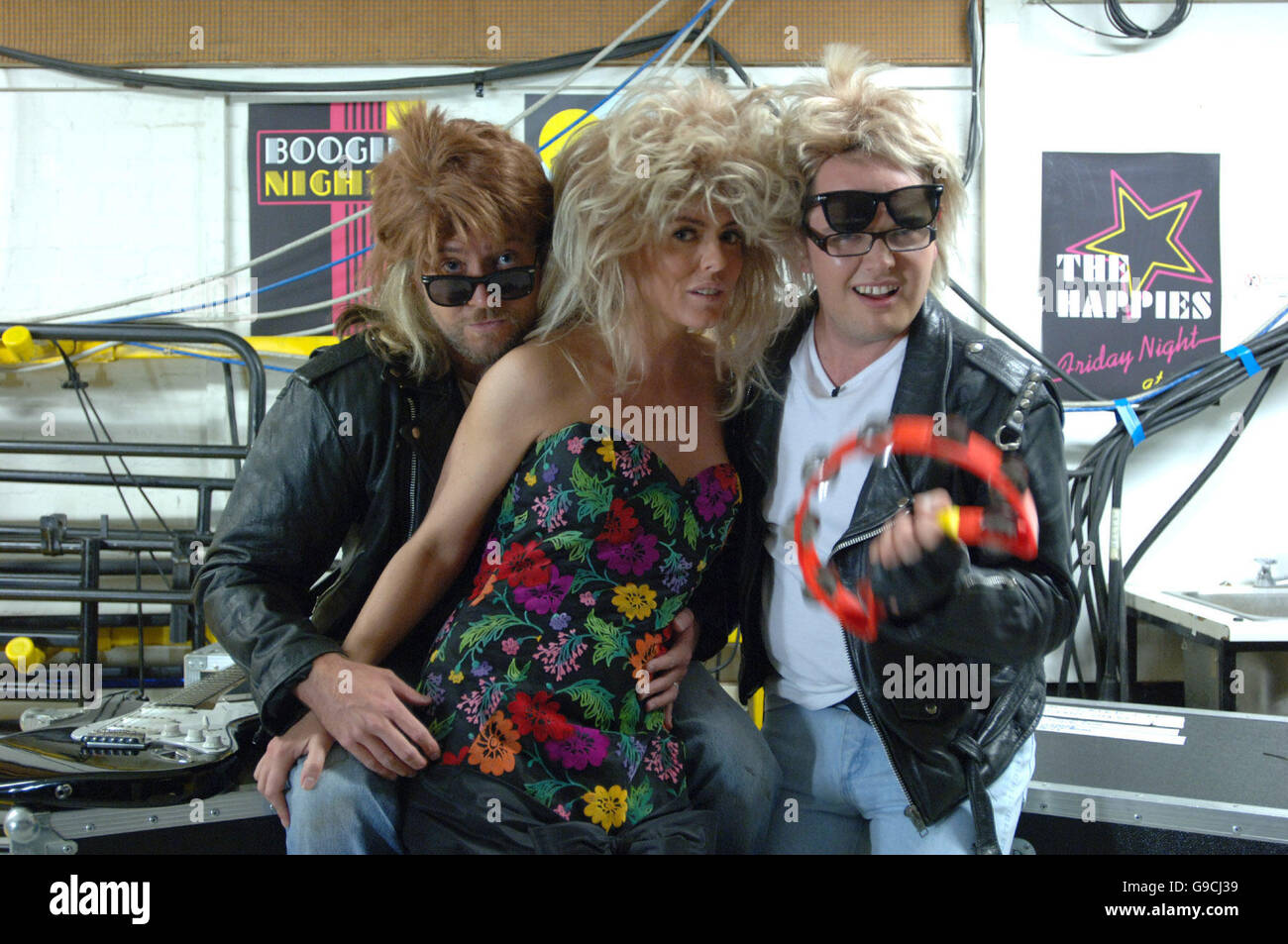 Justin Lee-Collins, Patsy Kensit & Alan Carr in Friday Night Project ...