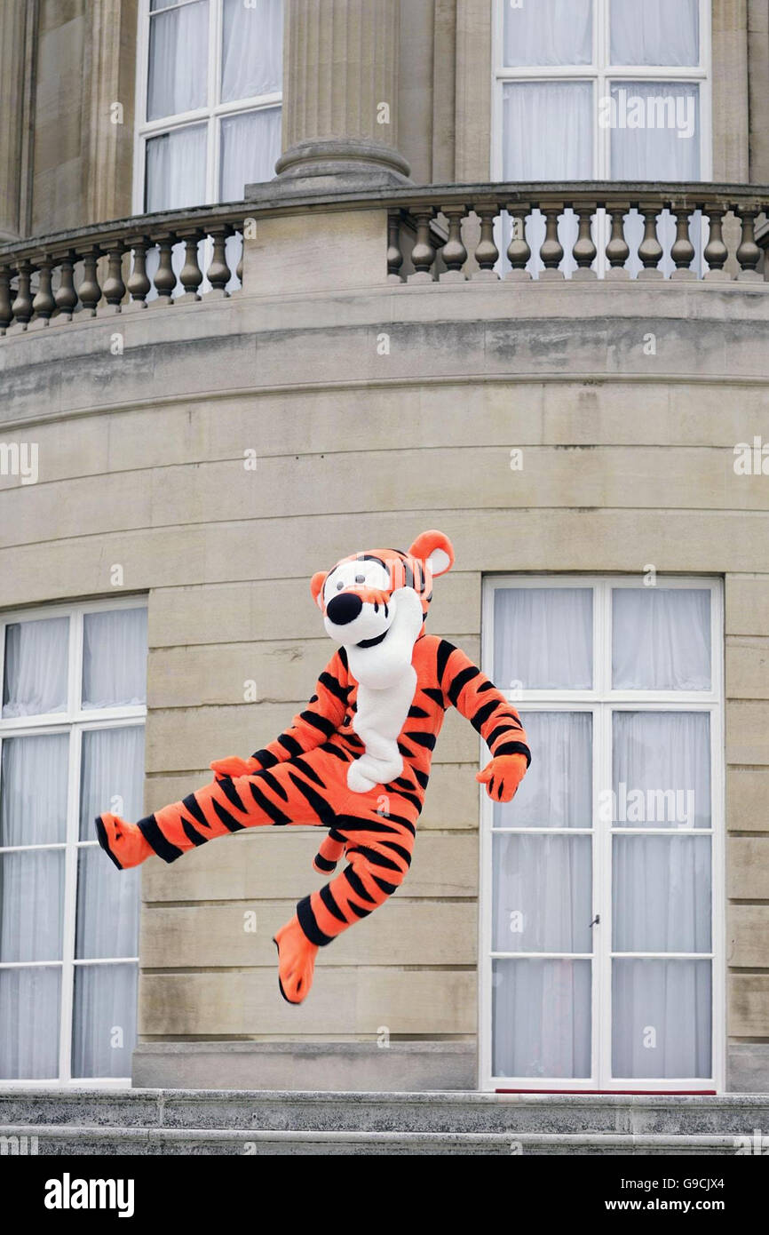 Tigger bounces while preparations are in full swing for the children's ...