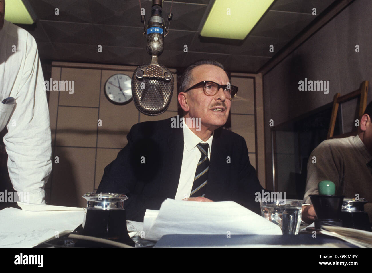 Angus Mackay, BBC Sports Report producer, pictured minutes before the ...