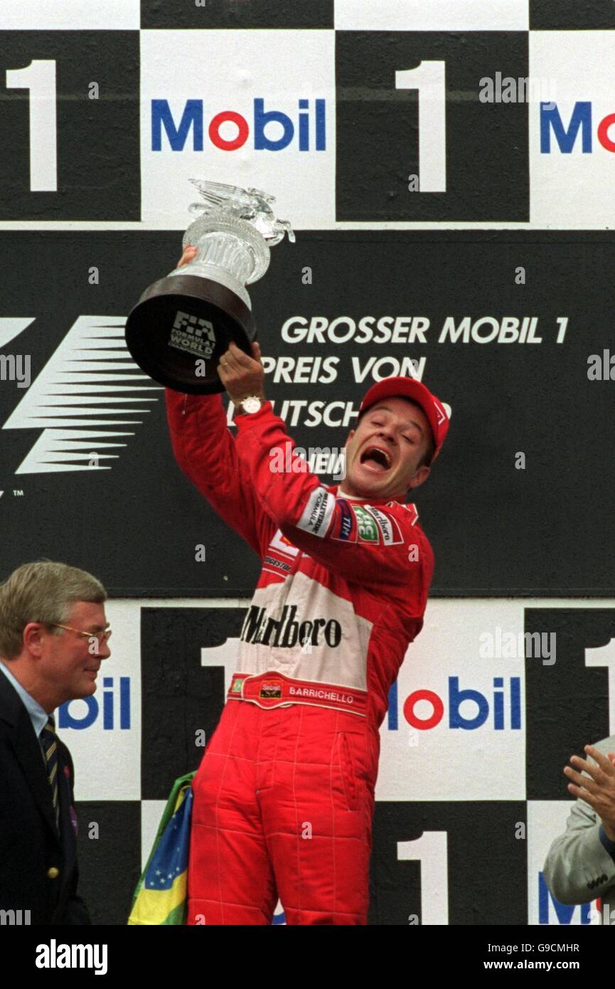 Celebration cup trophy podium f1 hi-res stock photography and images ...