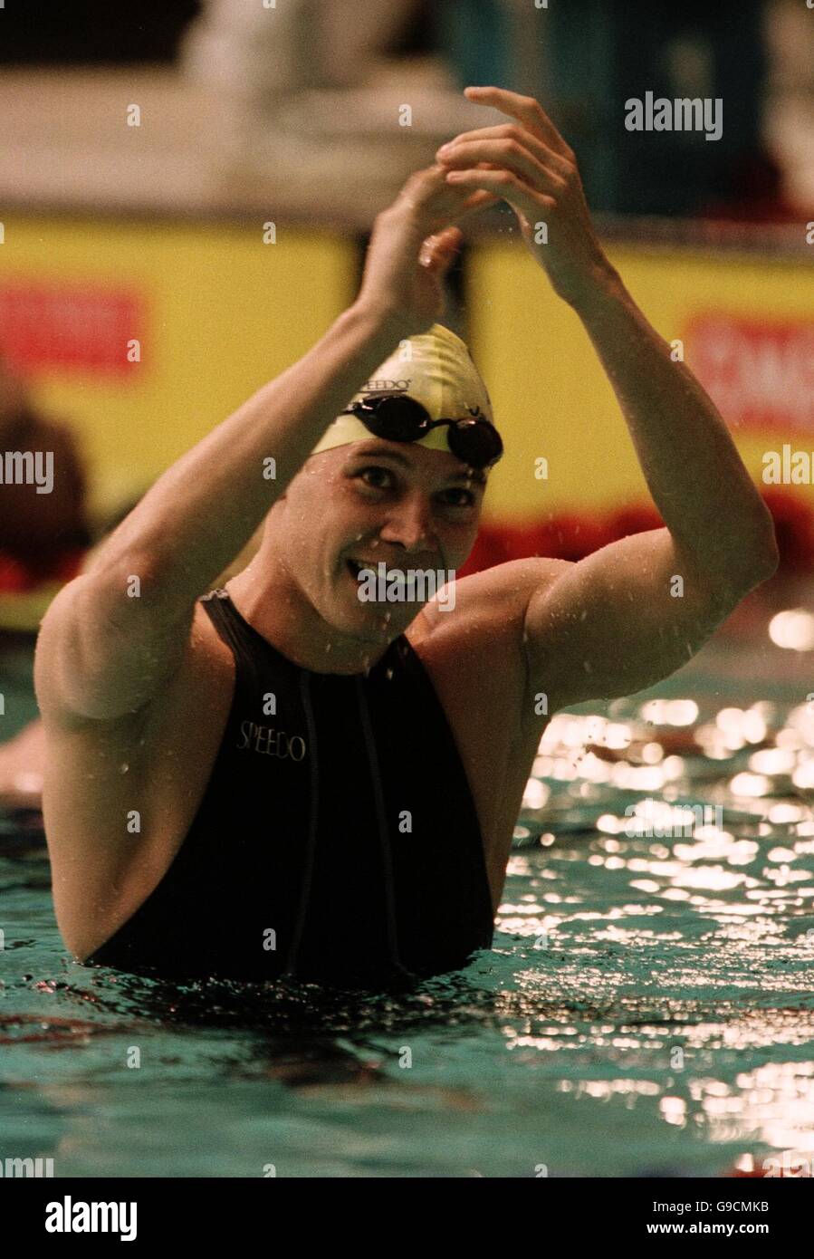 James Hickman celebrates his win in the Men's 100m Butterfly Stock ...