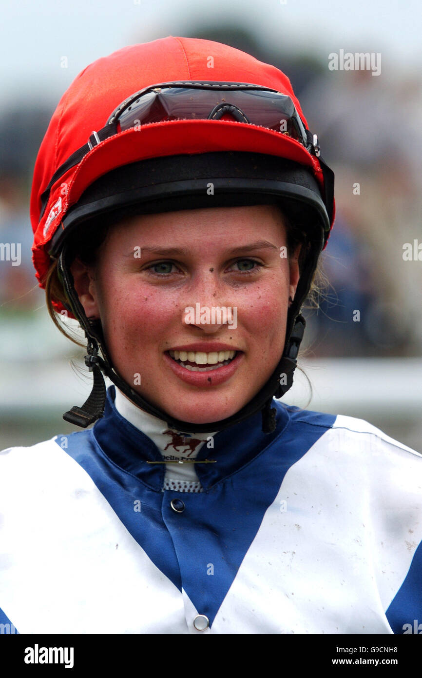 Francesca Cumani after her victory on Soulacroix in the The Queen ...