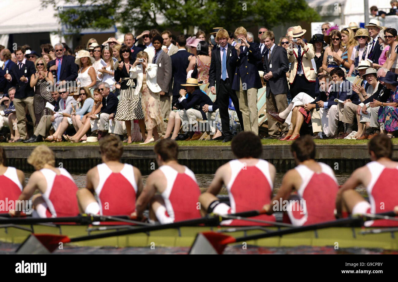 Applause and support greets the rowing crews as they approach the ...