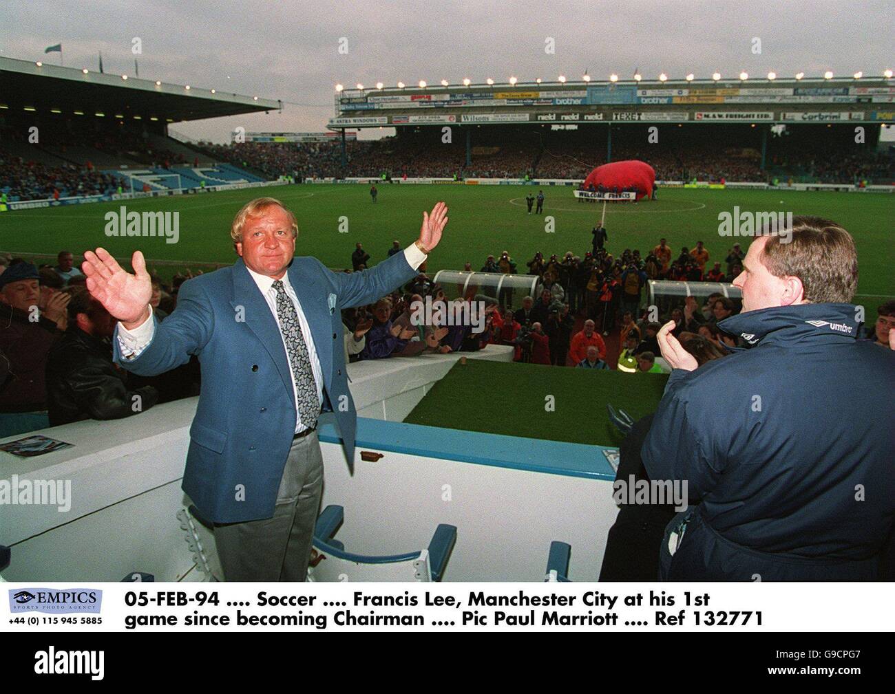 Francis lee manchester city chairman hi-res stock photography and ...