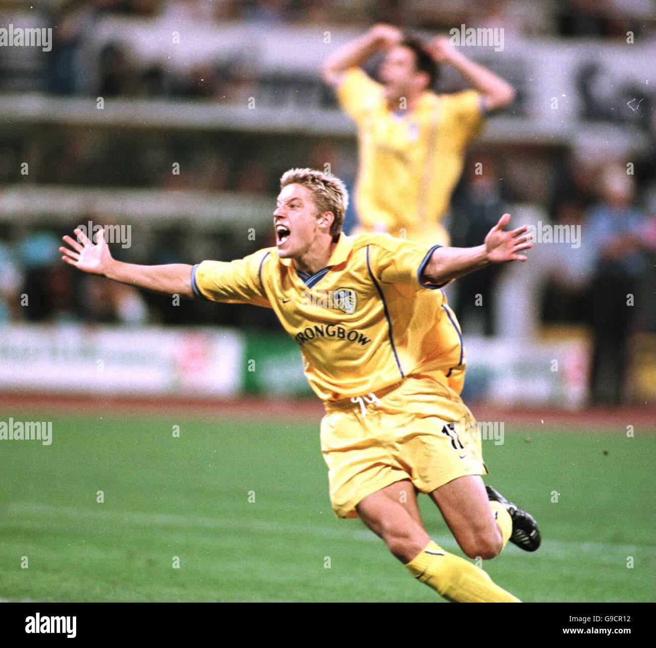 Leeds uniteds alan smith celebrates scoring the second goal hi-res ...