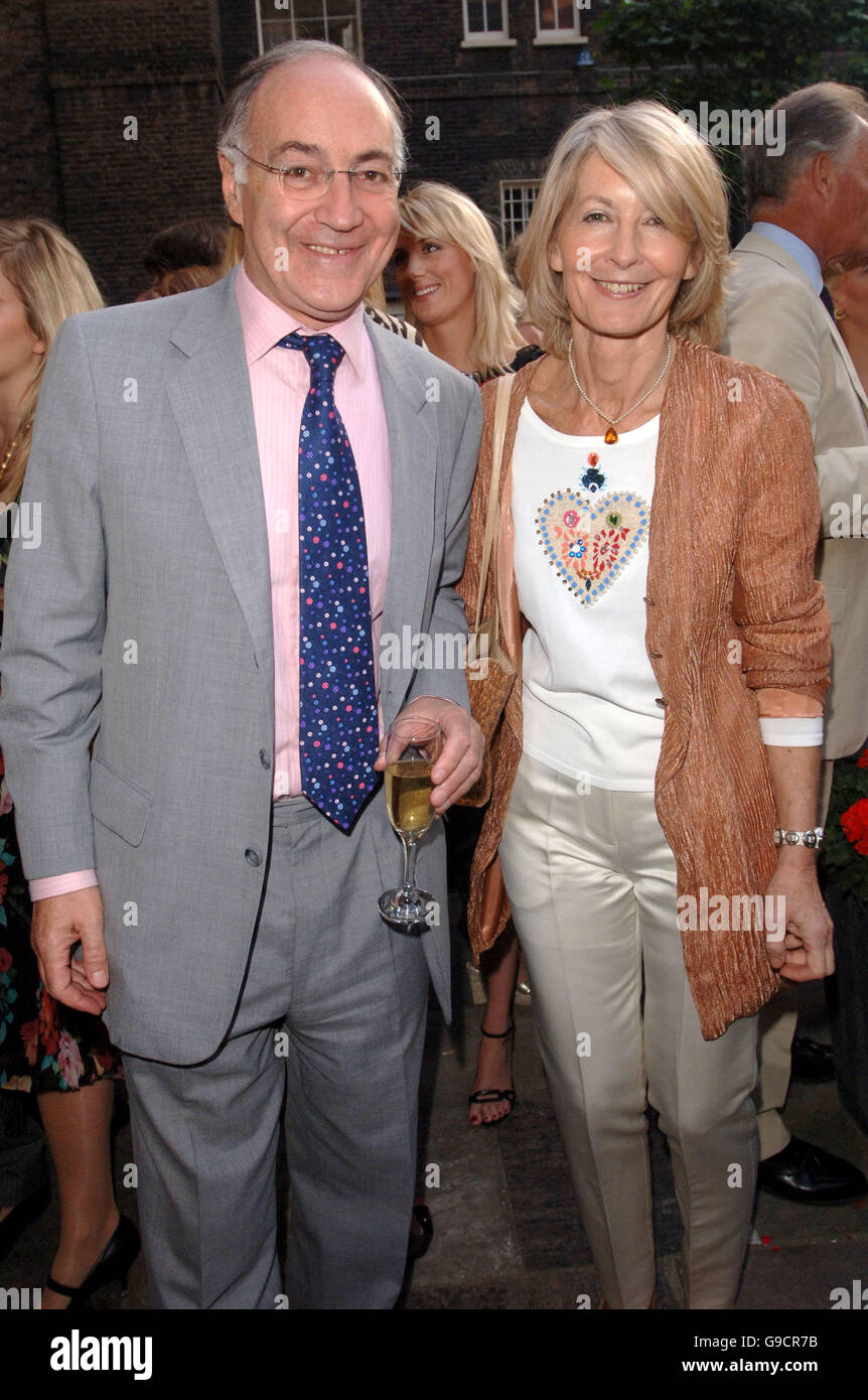 Sandra Howard and Michael Howard at the Tatler Summer Party, at Home ...