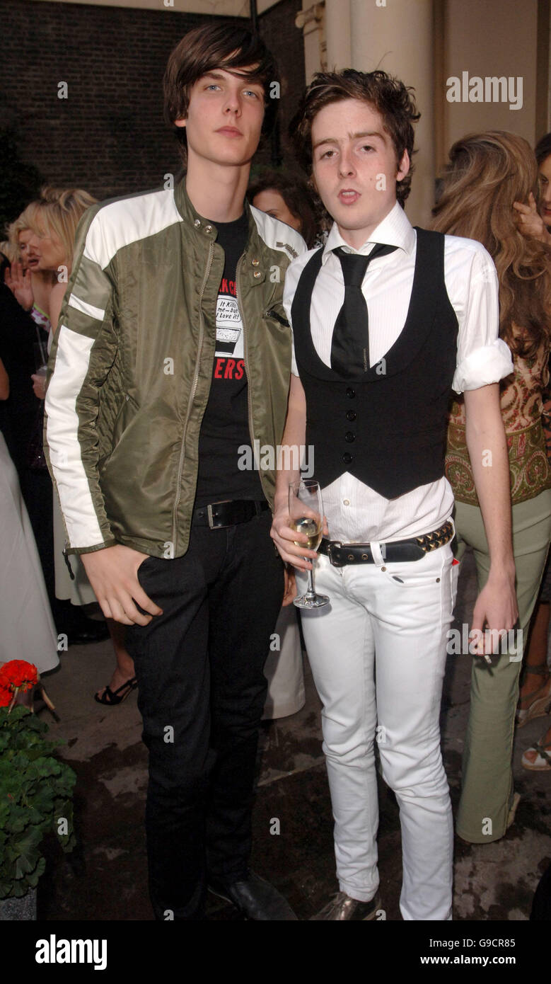 Sean Blake (right) at the Tatler Summer Party, at Home House, central ...