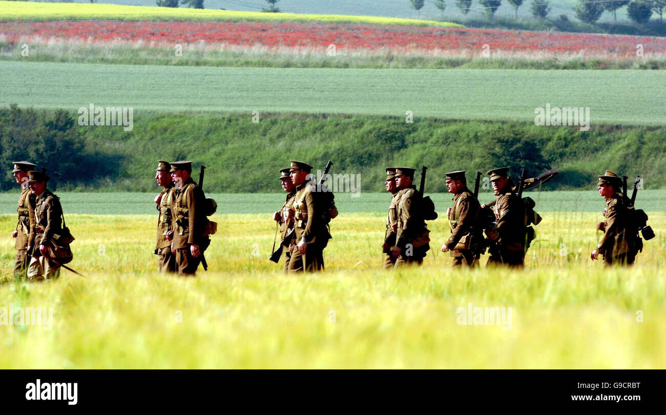Battle Of The Somme 90th Anniversary High Resolution Stock Photography ...