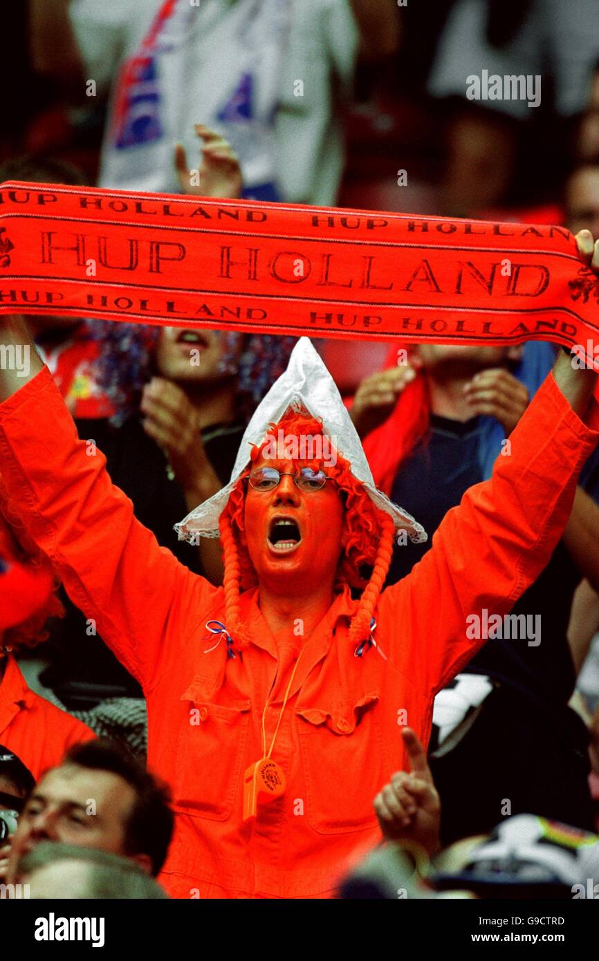 Soccer - Euro 2000 - Group D - Holland v Czech Republic. A Dutch fan ...