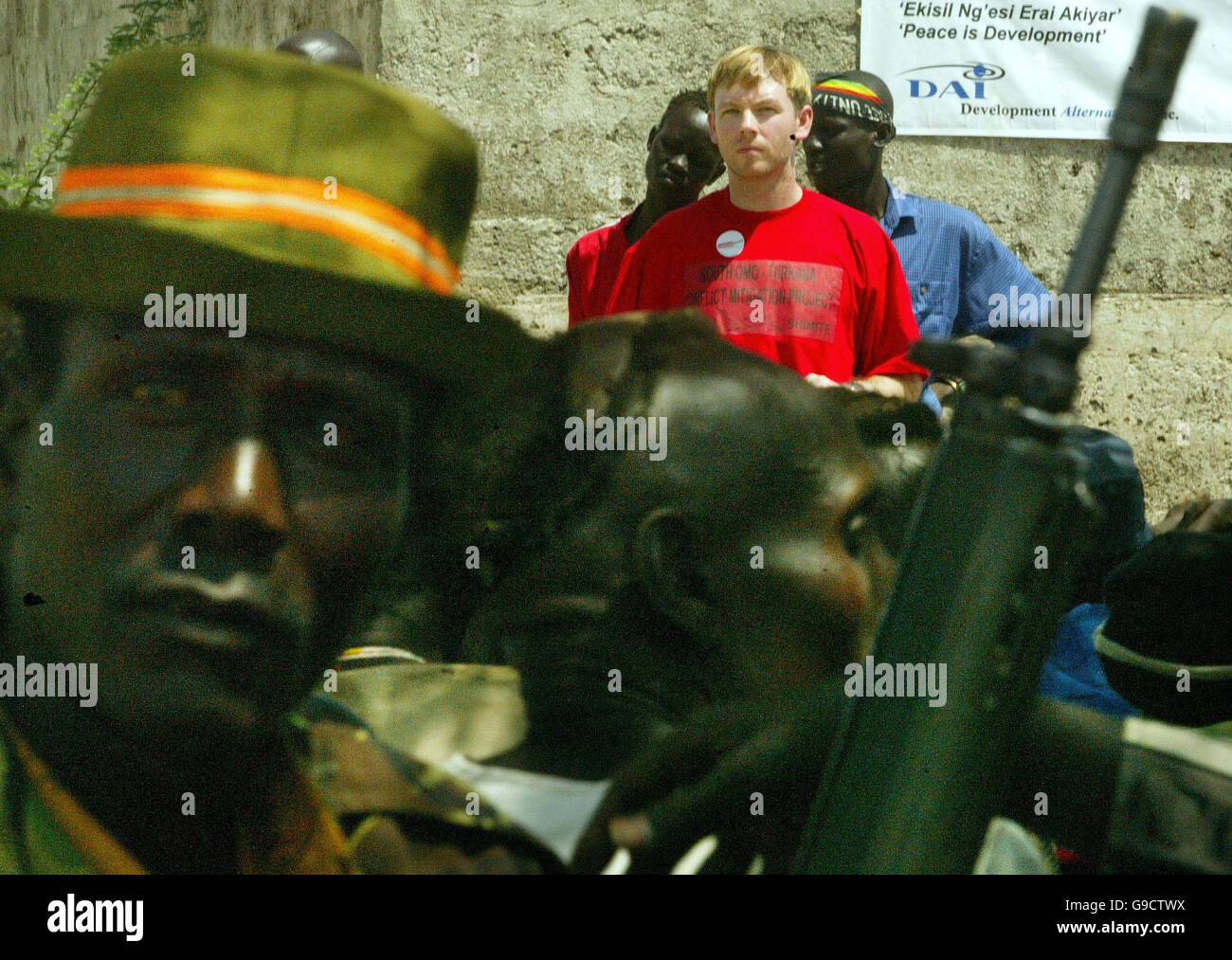 Embargoed to 0001 Monday June 19 David Grimason gives his speech at the ...