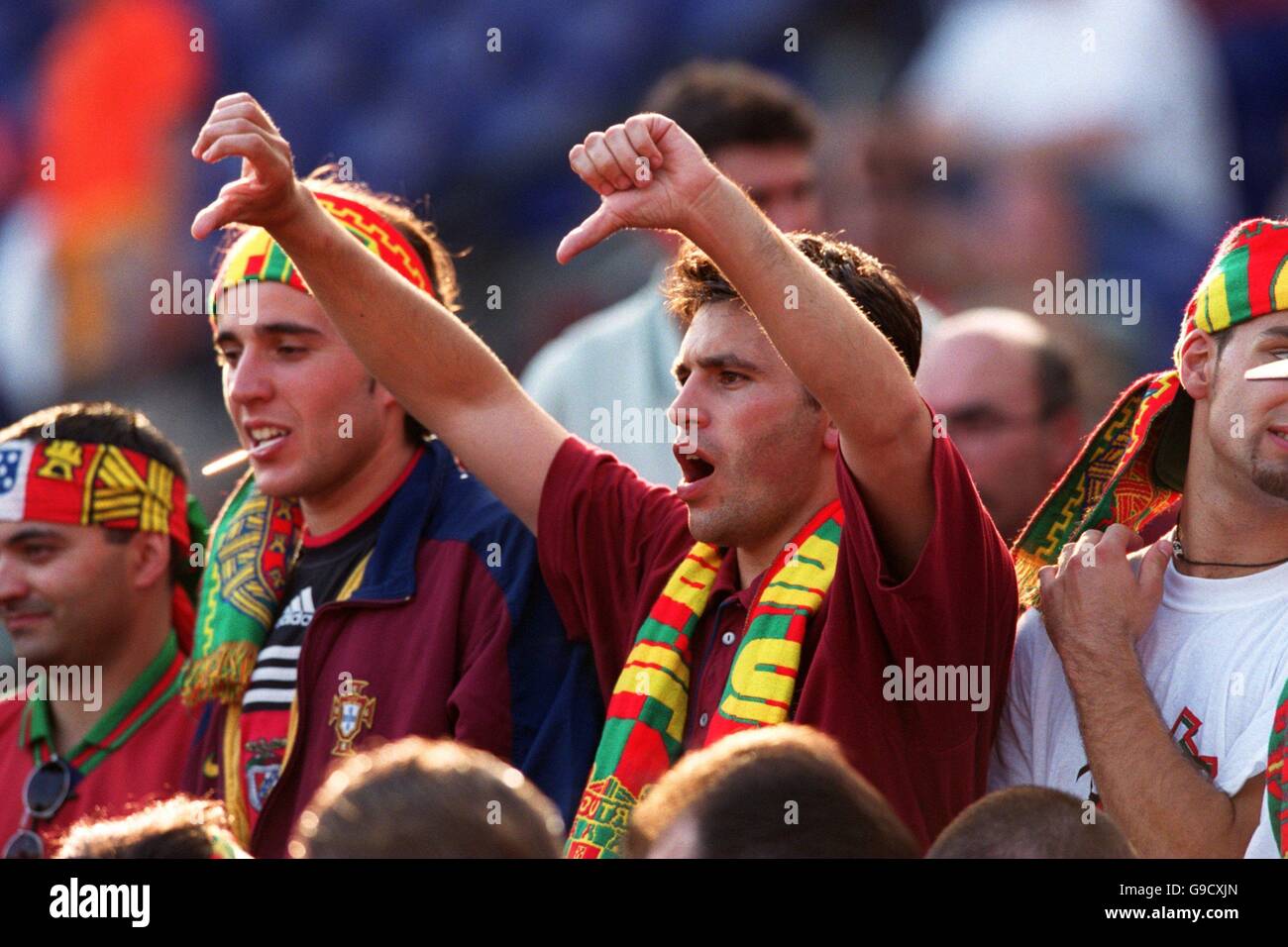 Soccer - Euro 2000 - Group A - Portugal v Germany Stock Photo - Alamy