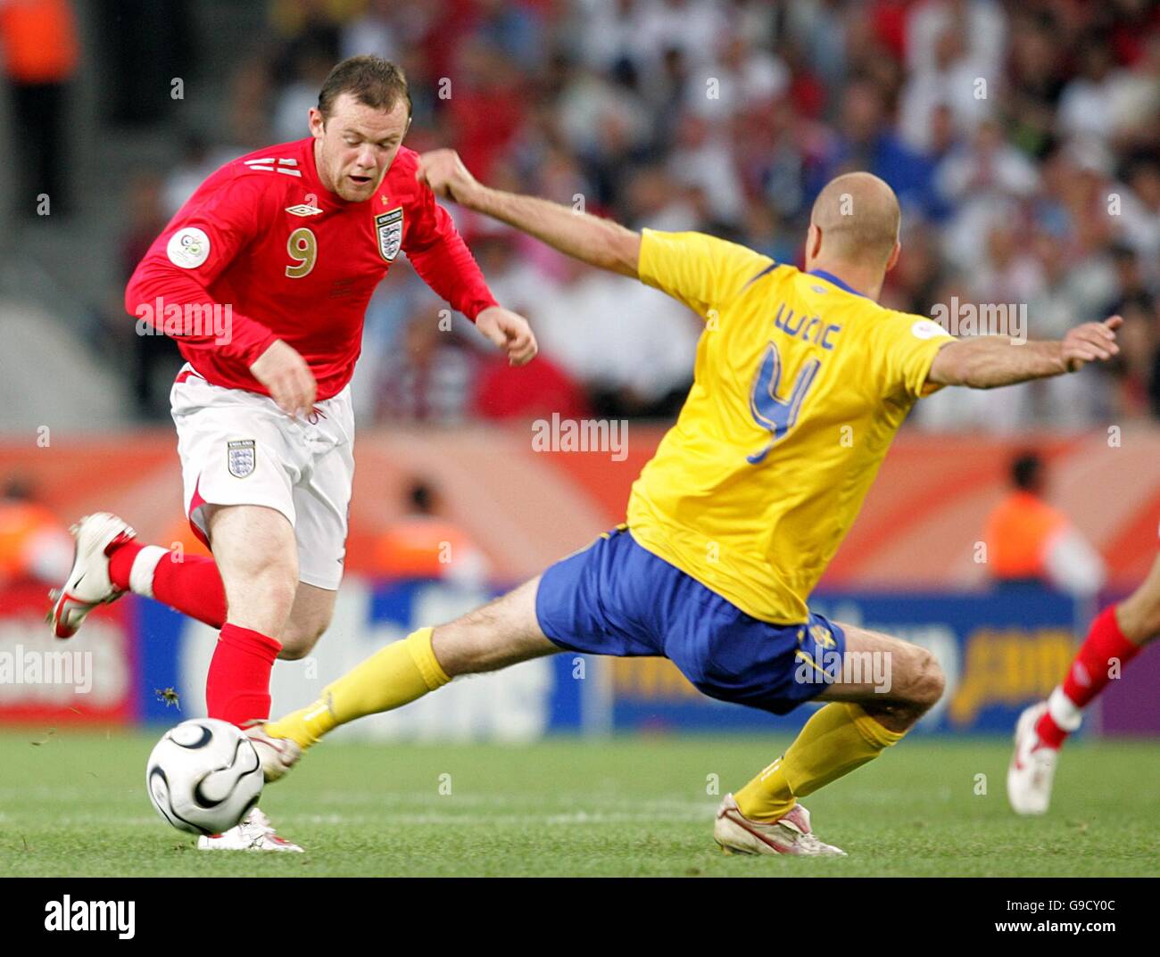 Soccer - 2006 FIFA World Cup Germany - Group B - Sweden v England ...
