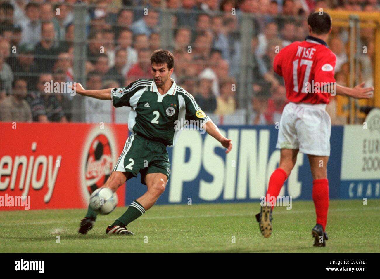 Soccer - Euro 2000 - Group A - England v Germany. Germany's Markus ...