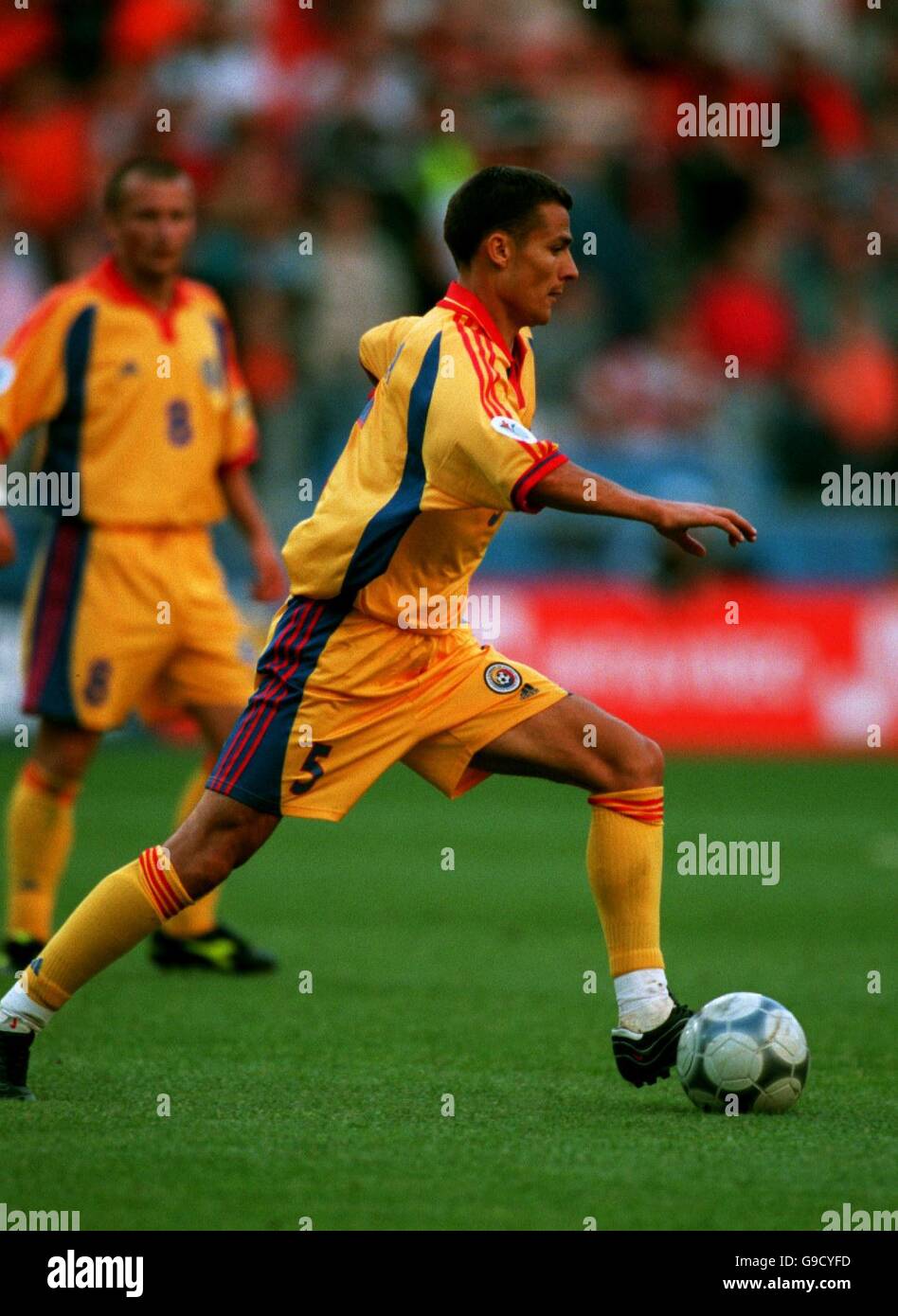 Soccer - Euro 2000 - Group A - Romania v Portugal Stock Photo - Alamy