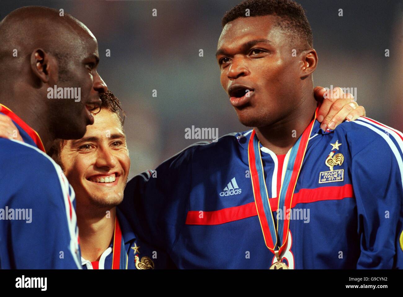 Soccer - Euro 2000 - Final - France v Italy. France's Marcel Desailly ...