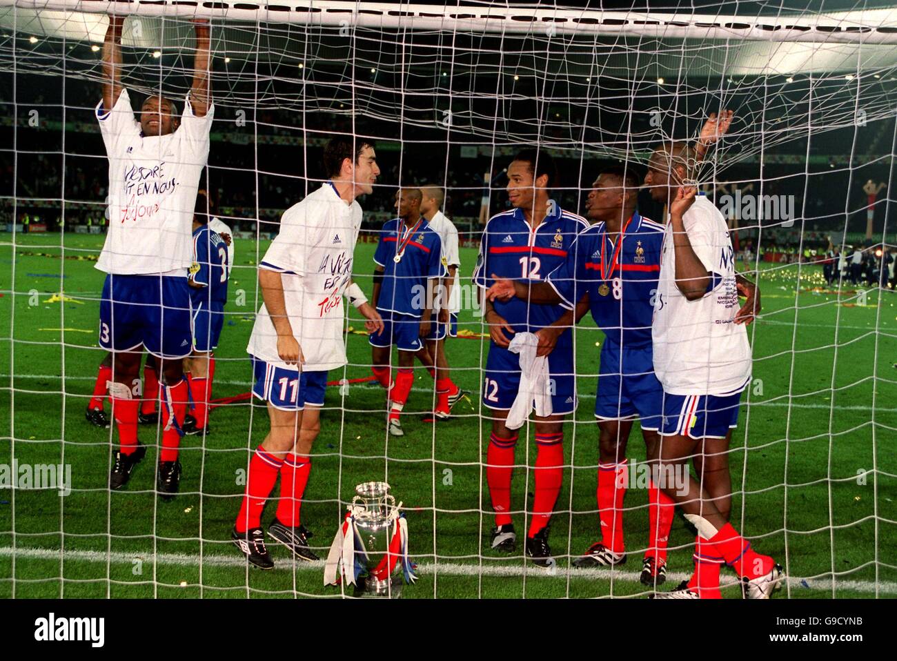 Soccer - Euro 2000 - Final - France v Italy Stock Photo - Alamy