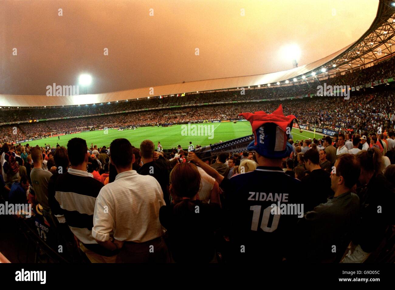 Soccer - Euro 2000 - Final - France v Italy. A fan's eye view of the De ...