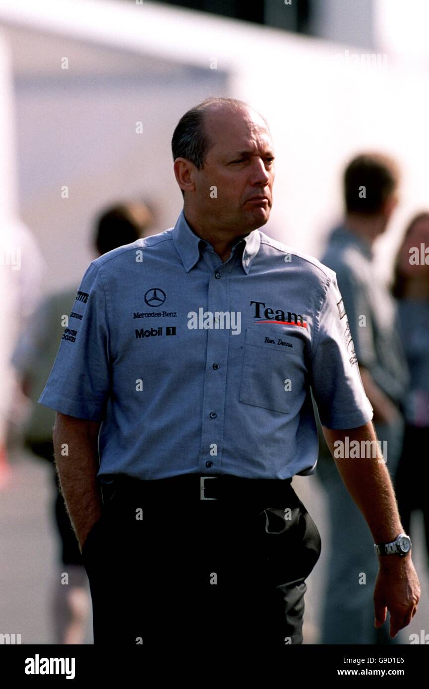 Formula One Motor Racing - French Grand Prix. Ron Dennis, McLaren team ...