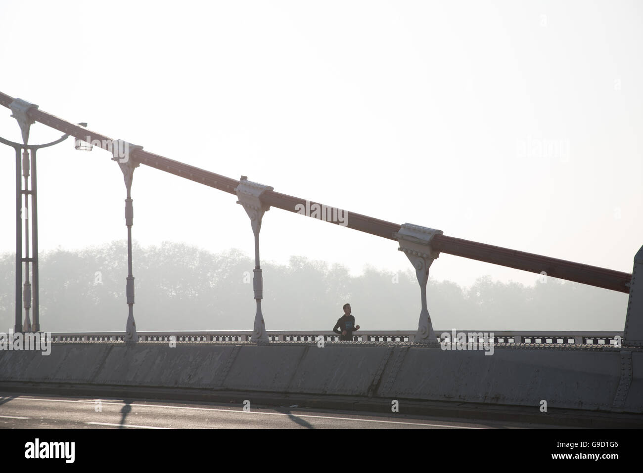 Chelsea bridge road Stock Photo - Alamy