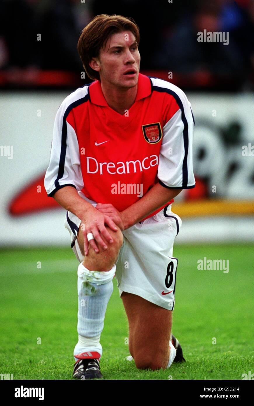 Soccer - Friendly - Boreham Wood v Arsenal Stock Photo - Alamy