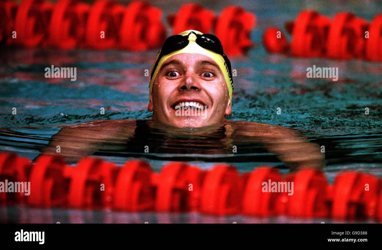 Swimming - British Olympic Trials - Ponds Forge, Sheffield. A delighted ...