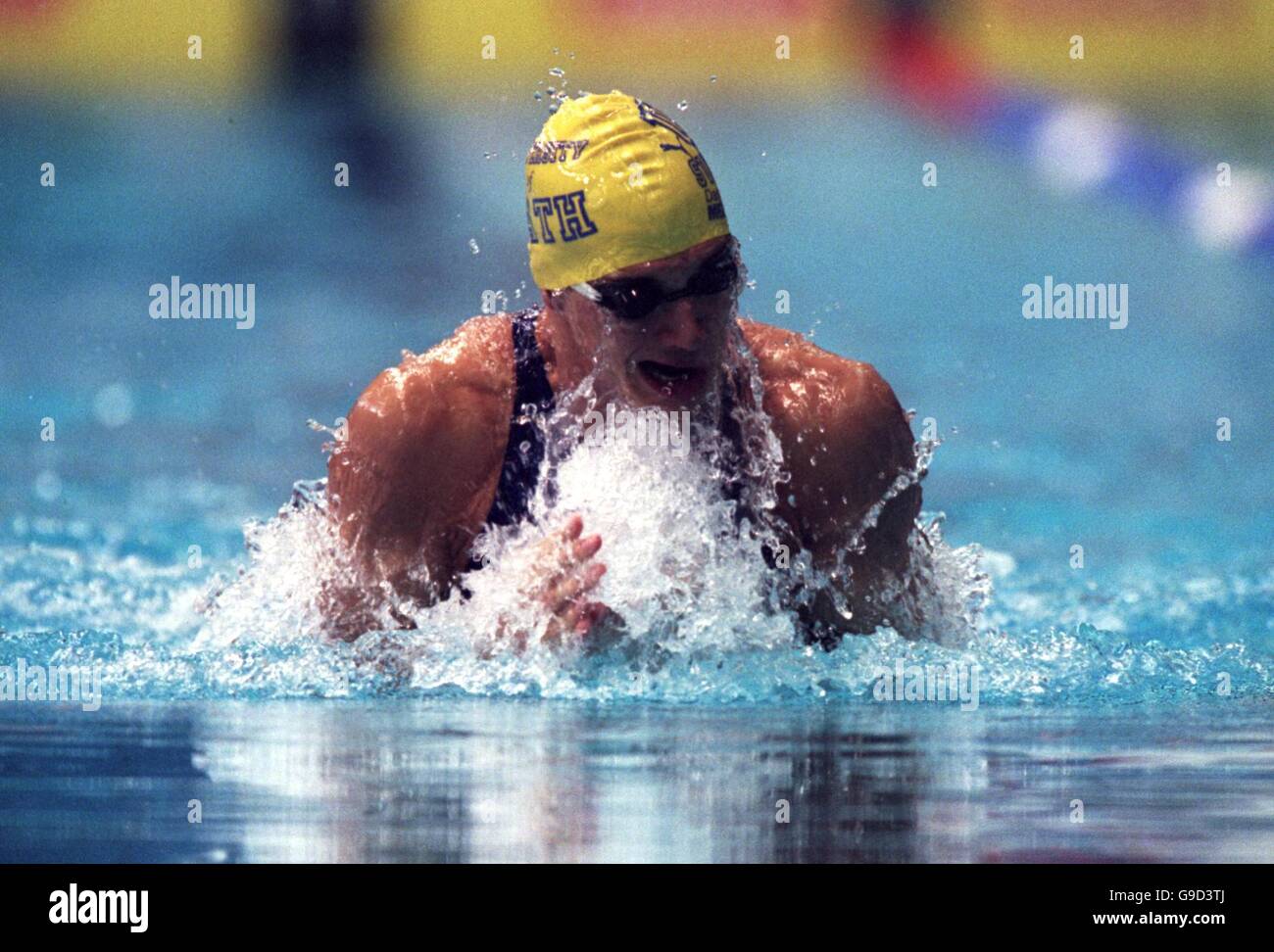 Darren Mew racing in the Men's 100 Metres Breaststroke Stock Photo - Alamy