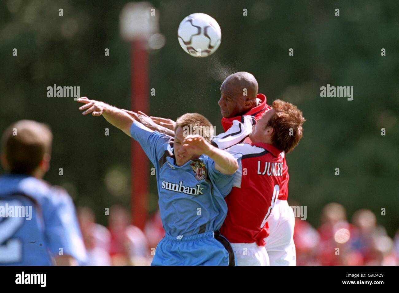 Fredrik ljungberg patrick vieira arsenal above stevenage boroughs ...