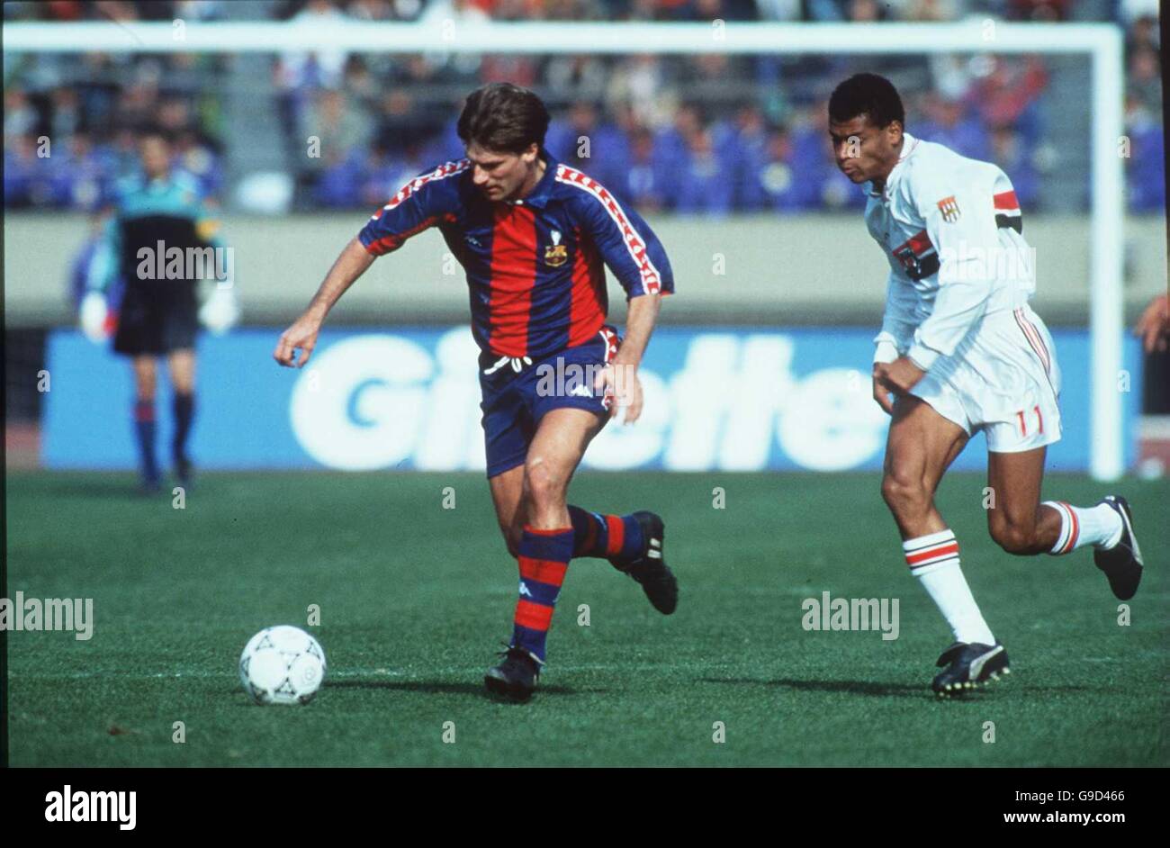 12-DEC-92 ... Toyota Cup ... Michael Laudrup, Barcelona Stock Photo - Alamy