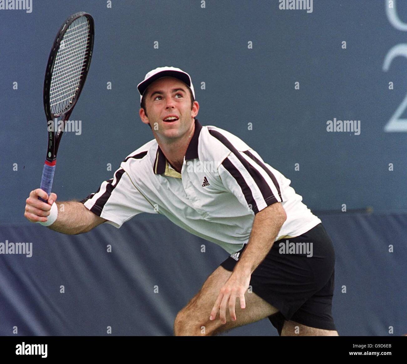 Jamie delgado in action against tommy haas hi-res stock photography and ...