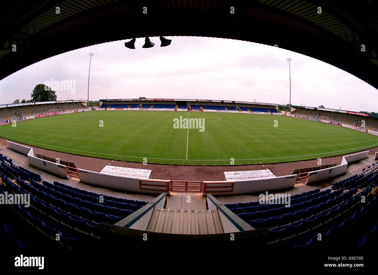 A general view of The Deva Stadium, home of Chester City Stock Photo ...