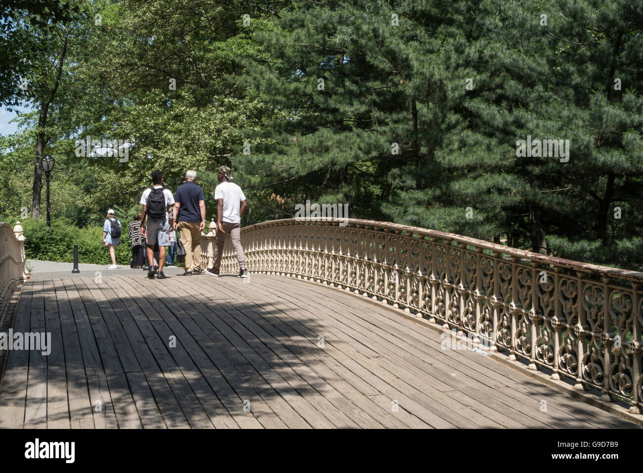 Pine Bank Bridge, Central Park, NYC Stock Photo - Alamy