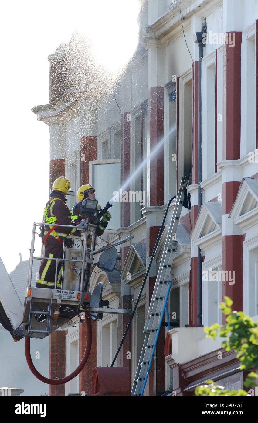 Wimbledon fatal fire Stock Photo - Alamy