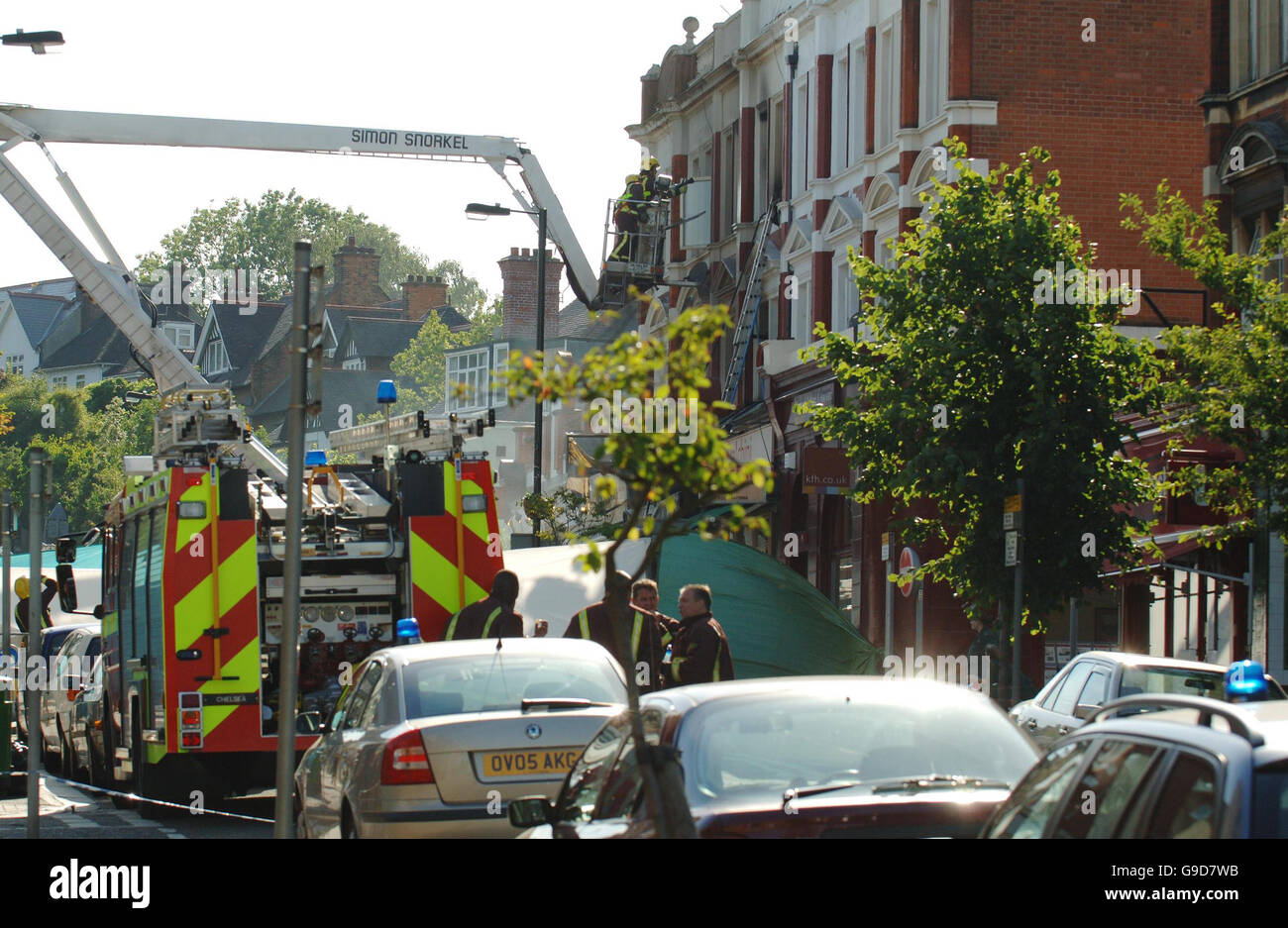 Wimbledon fatal fire Stock Photo - Alamy
