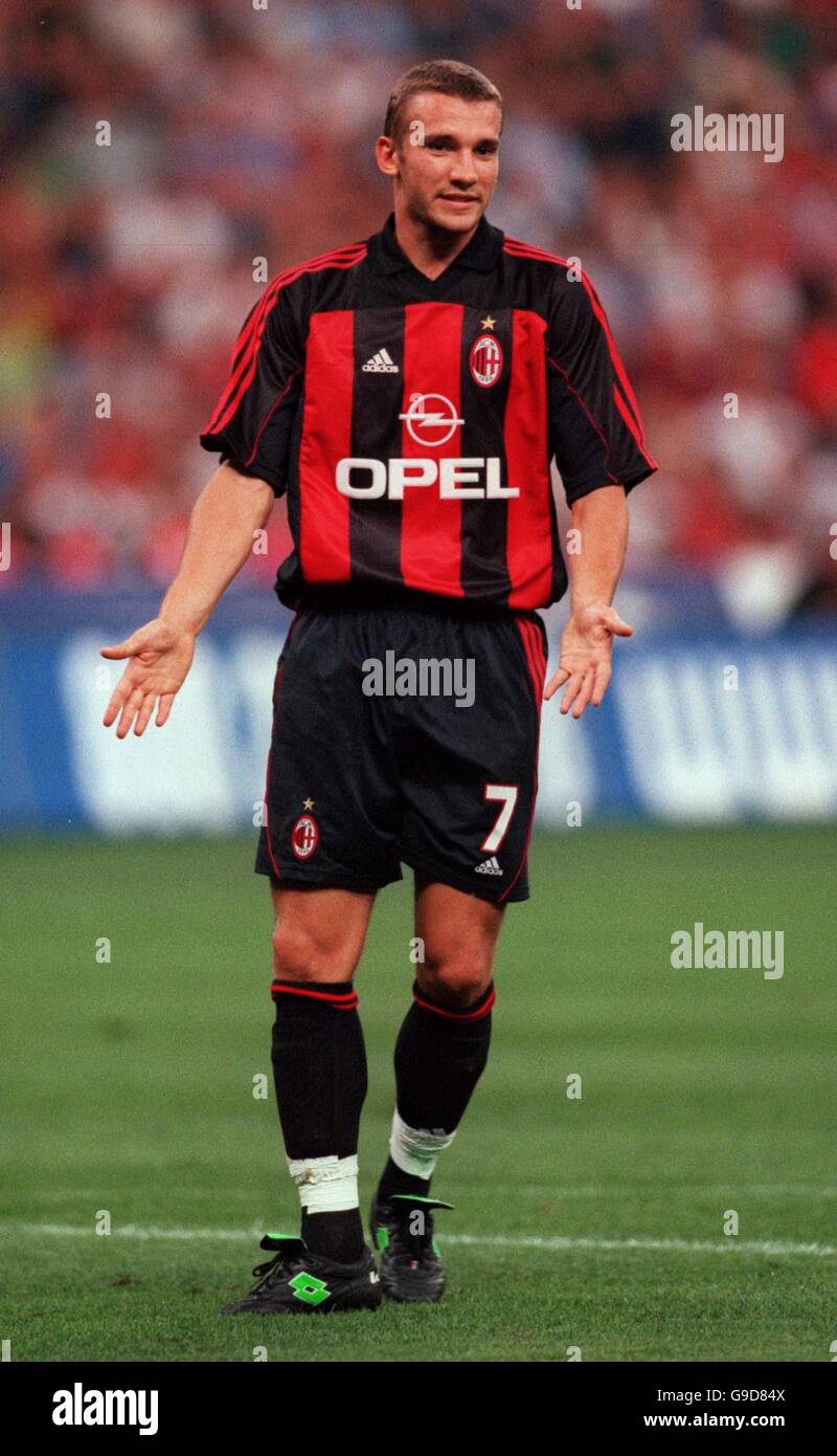 Soccer - Friendly - AC Milan v Real Madrid. Andriy Shevchenko, AC Milan ...