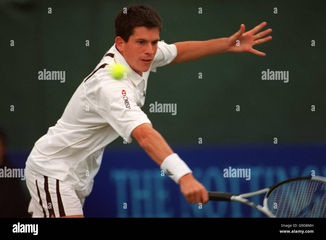 Tennis - Nottingham Open - First Round - Tim Henman v Jonas Bjorkman ...