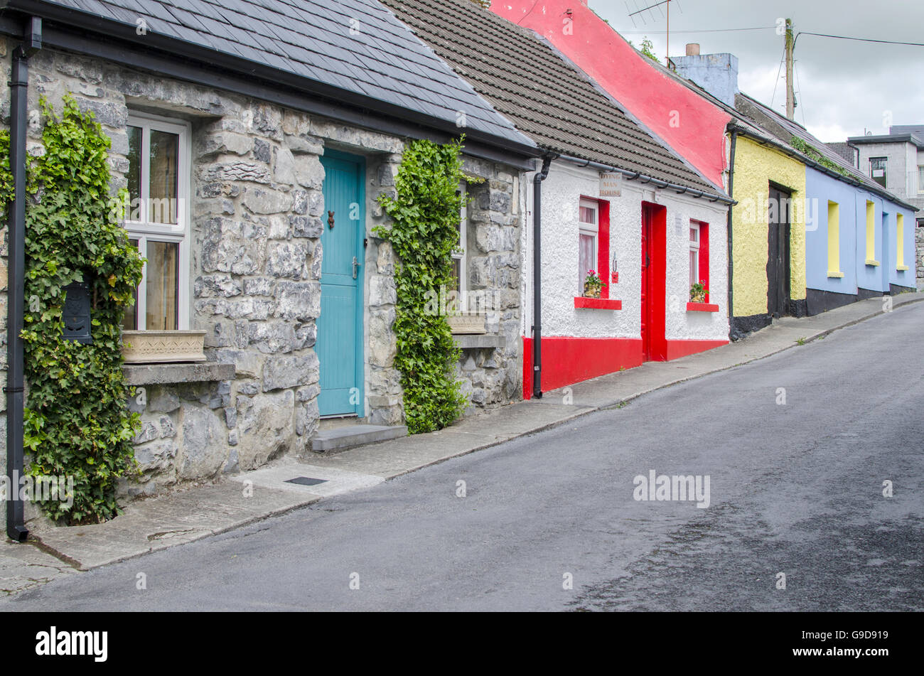 Cong village, Connemara county, Ireland Stock Photo - Alamy