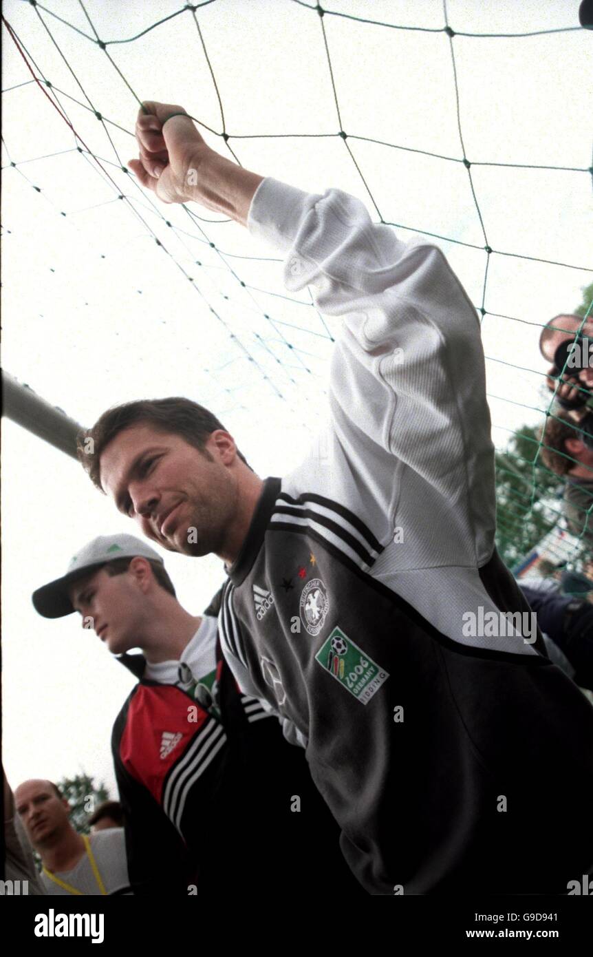 Soccer - Euro 2000 - Group A - Germany Training. Germany's Lothar ...