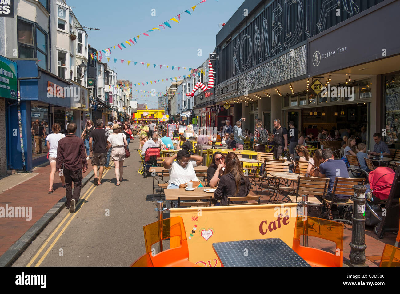 North lanes Brighton, England Stock Photo - Alamy