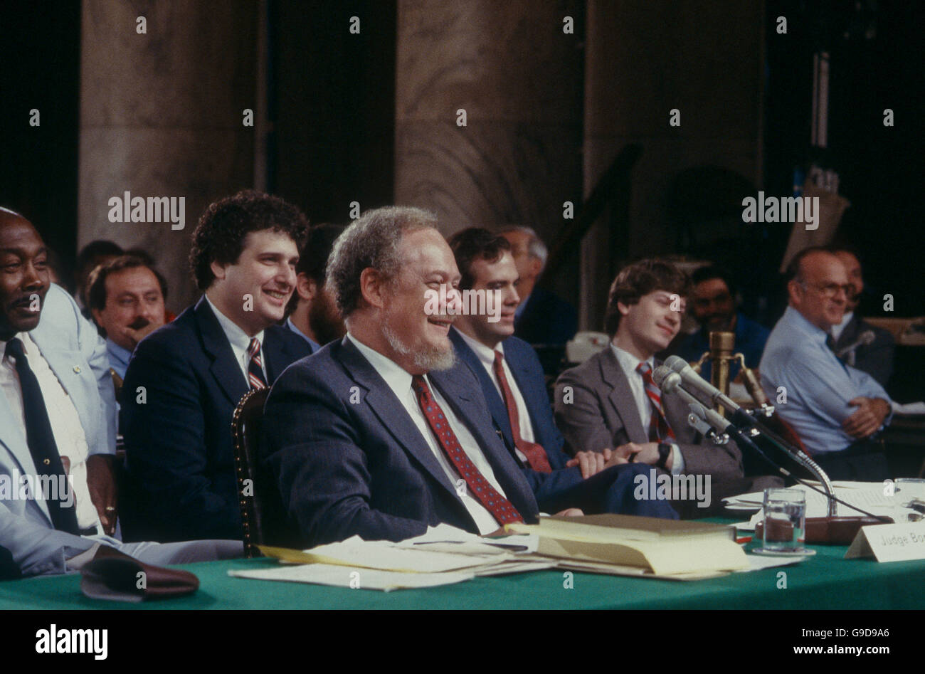 Washington, DC. USA, 16th September, 1987 Nominee Judge Robert Bork ...