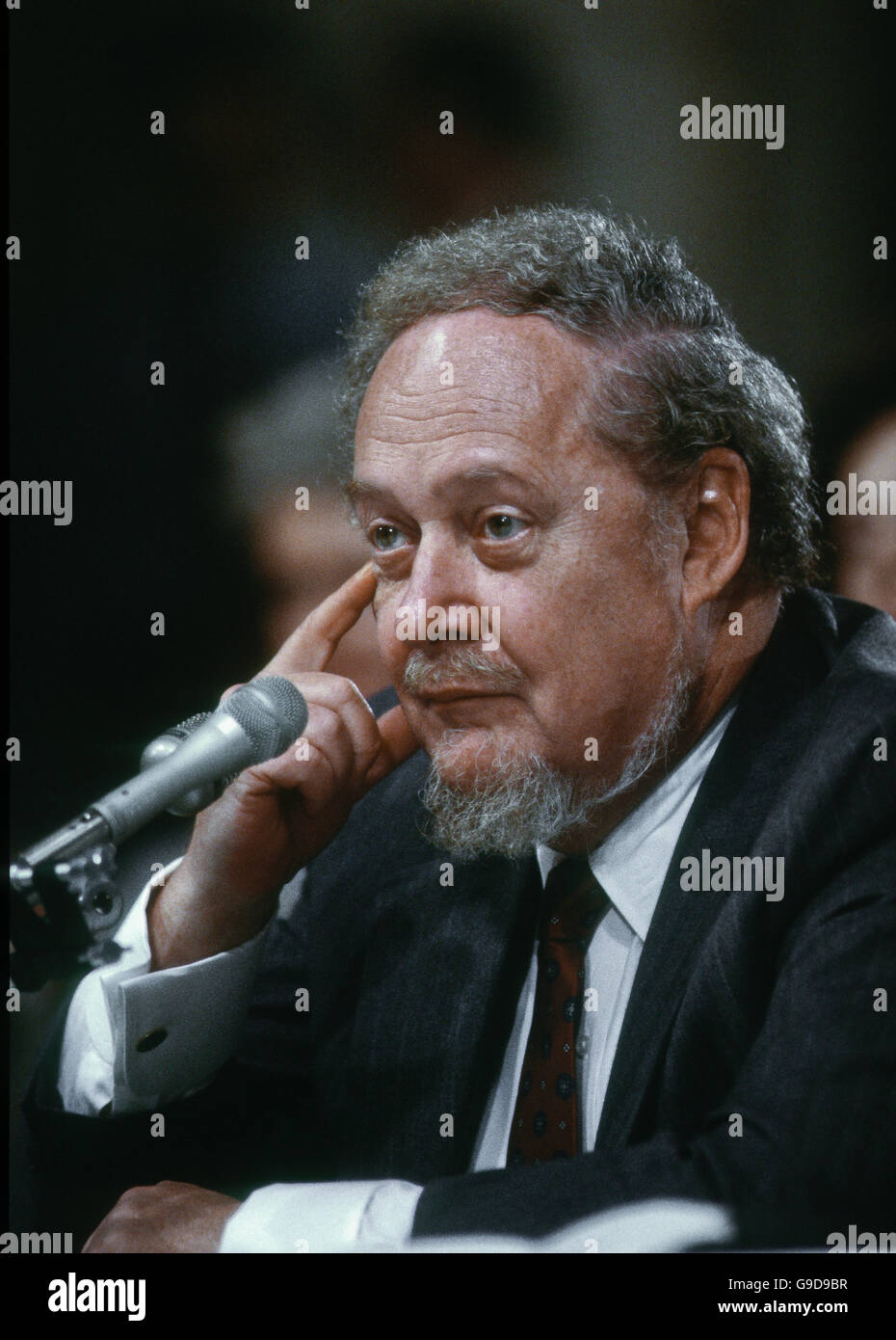 Washington, DC.USA, 16th September, 1987 Nominee Judge Robert Bork ...