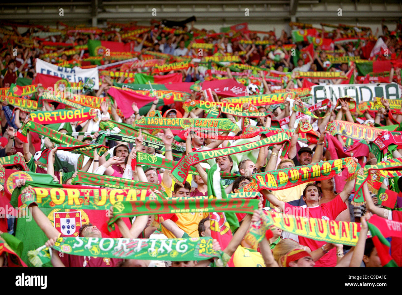 Soccer Euro 2000 Group A Romania V Portugal High Resolution Stock ...