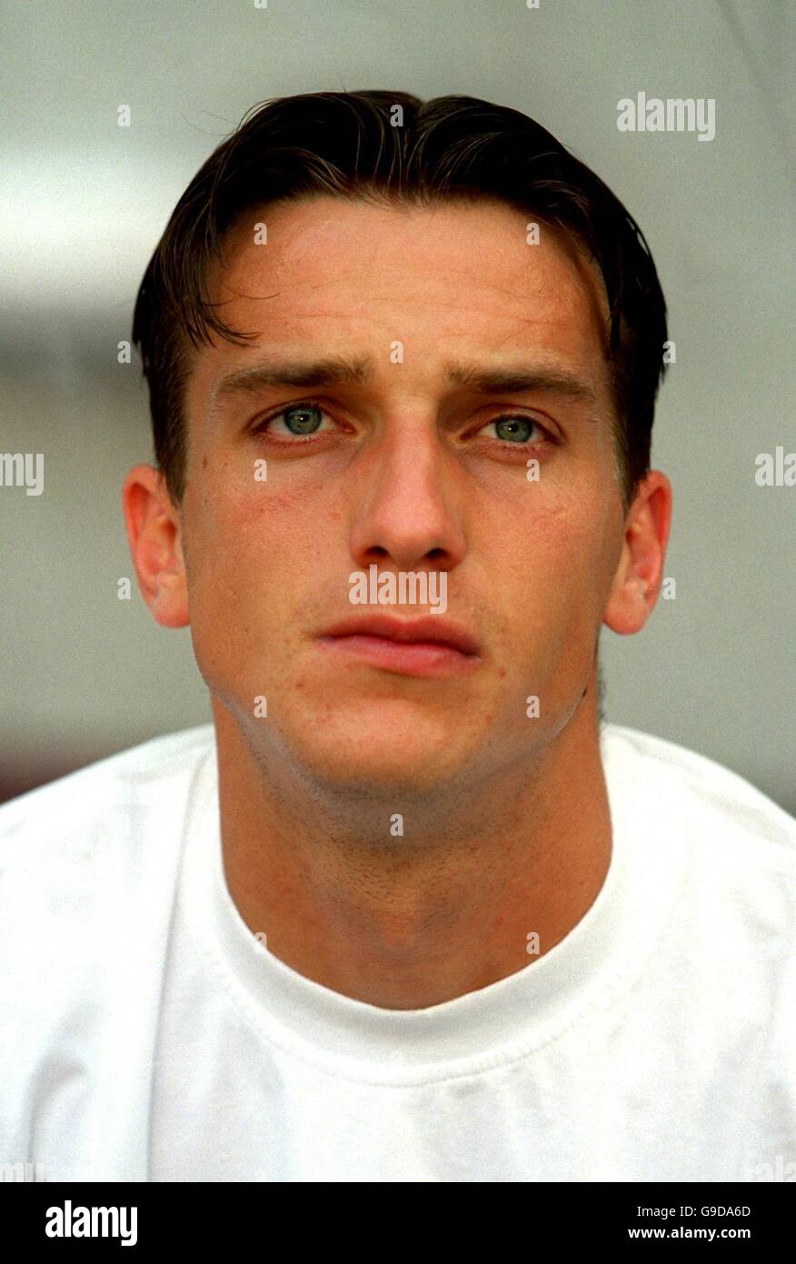 Soccer - Euro 2000 - Group C - Slovenia v Spain. Milenko Acimovic ...