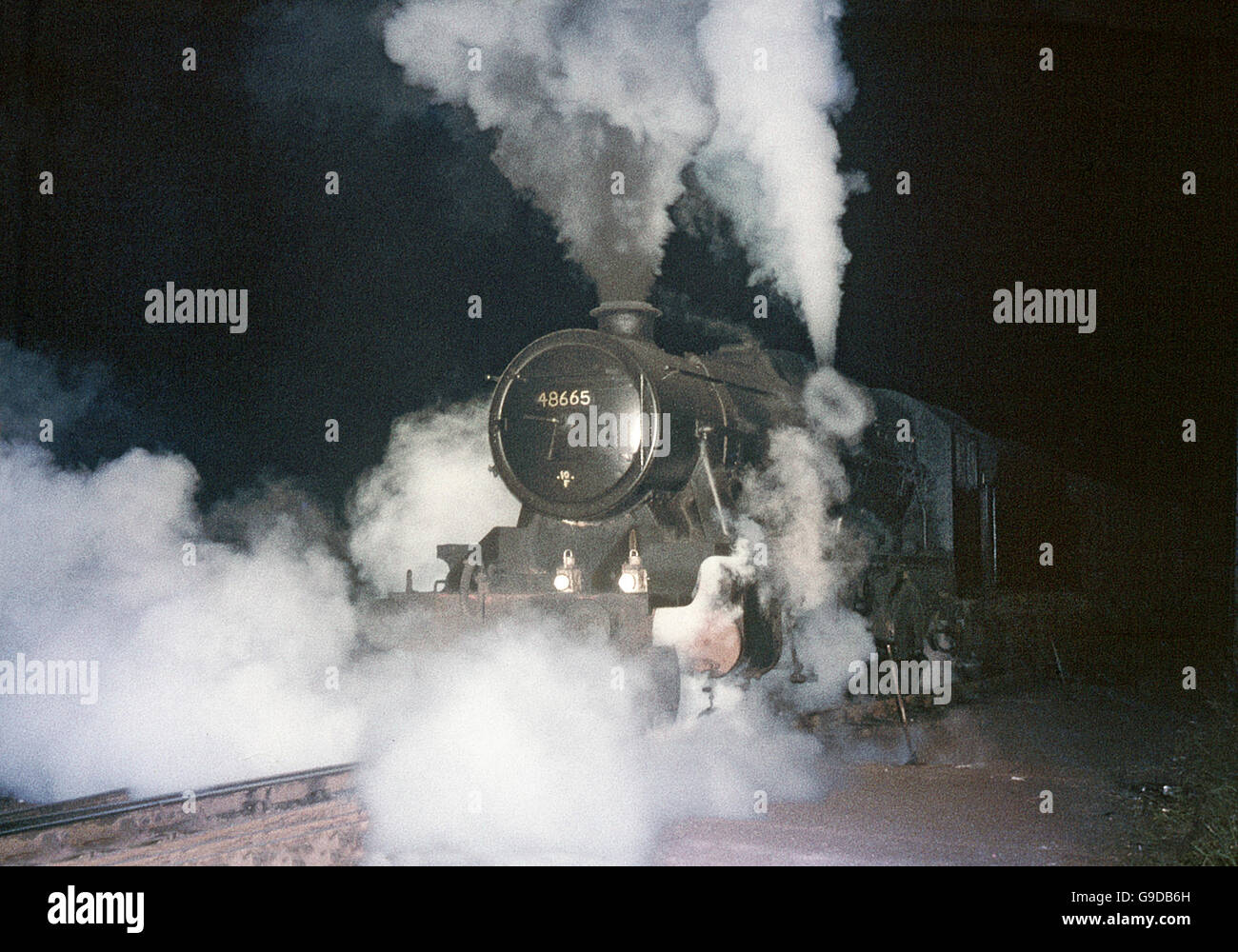Carnforth shed yard, August 1968 Stock Photo - Alamy