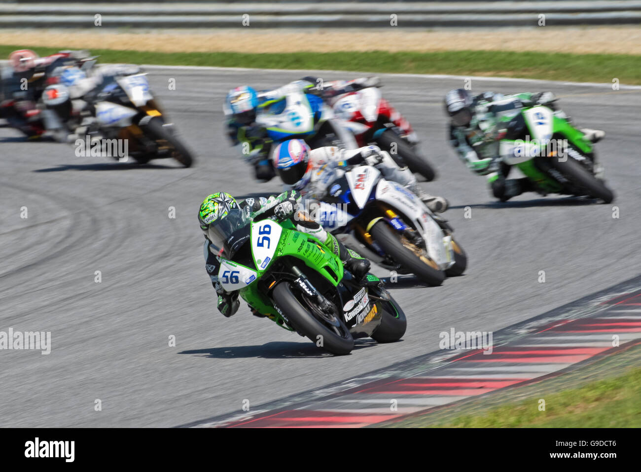 Motorcyclists competes hi-res stock photography and images - Alamy