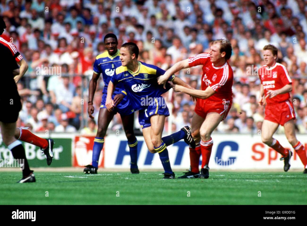 Soccer - FA Cup Final - Wembley Stadium - Liverpool v Wimbledon Stock ...