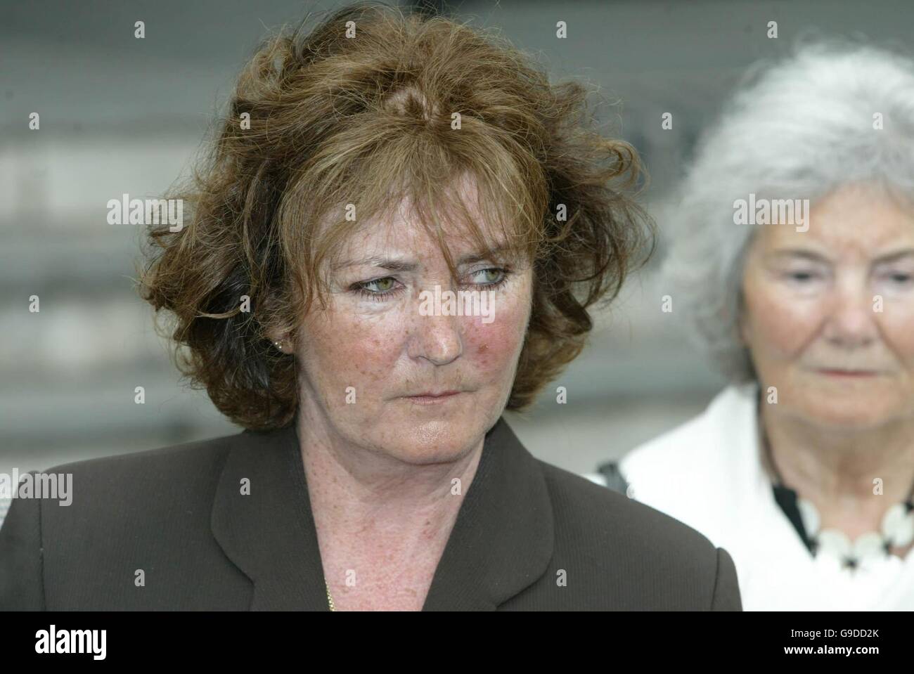 Sharron Johnson, the mother of 11-year-old Conor Johnson arrives at ...